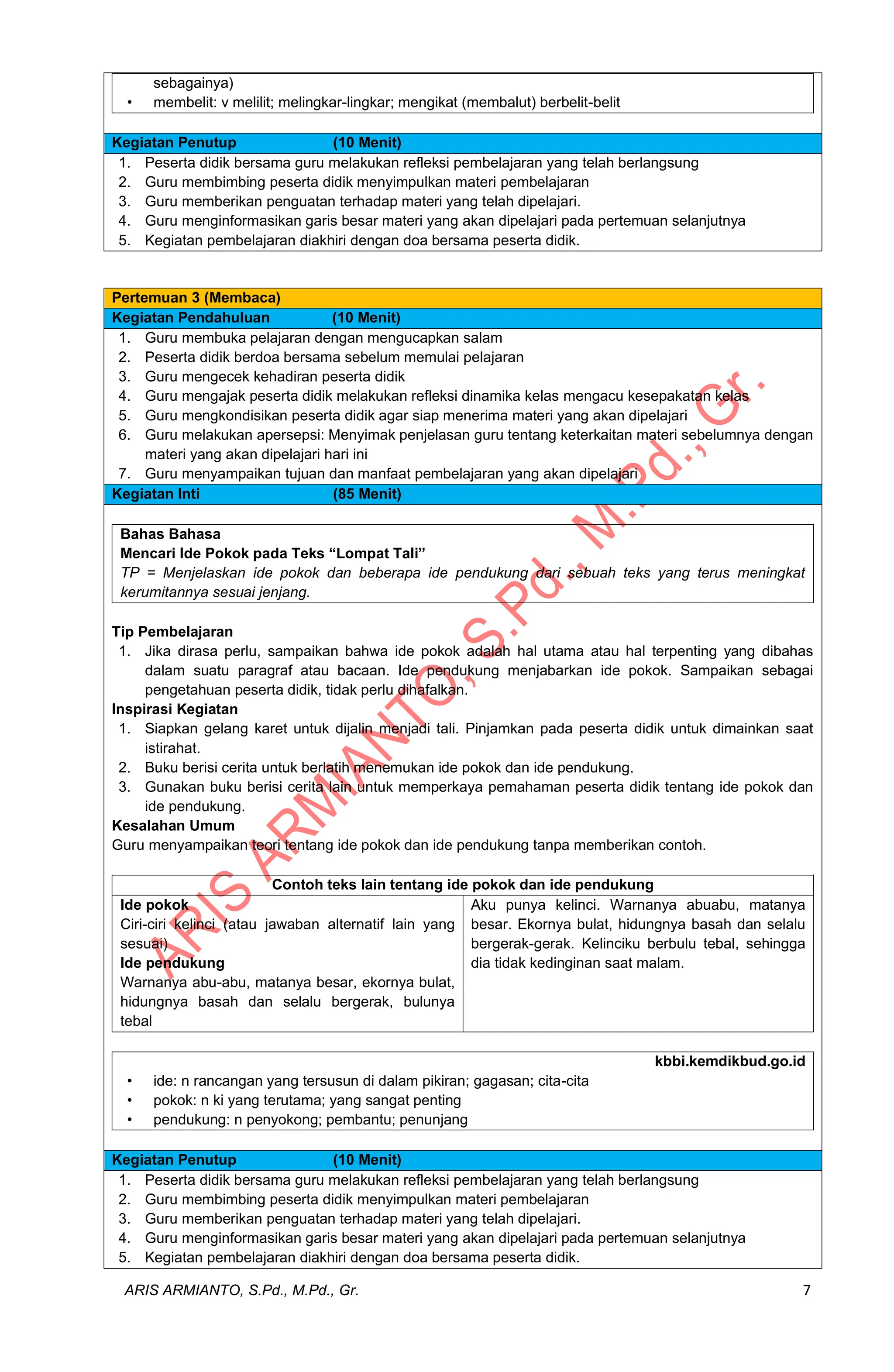 MODUL AJAR BAHASA INDONESIA KELAS 3 KURIKULUM MERDEKA.pdf