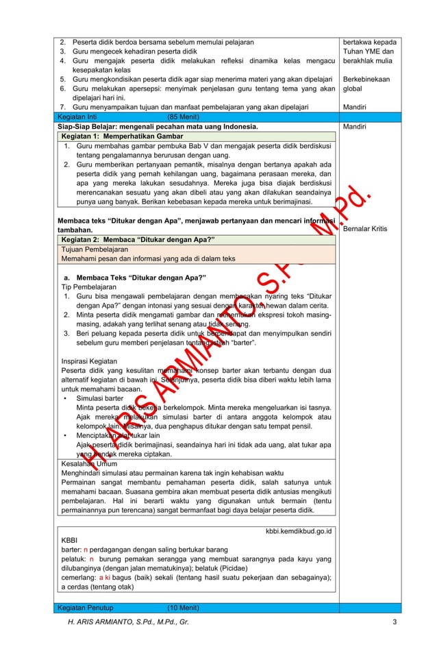 MODUL AJAR BAHASA INDONESIA KELAS 4 CP 032 KURIKULUM MERDEKA.pdf