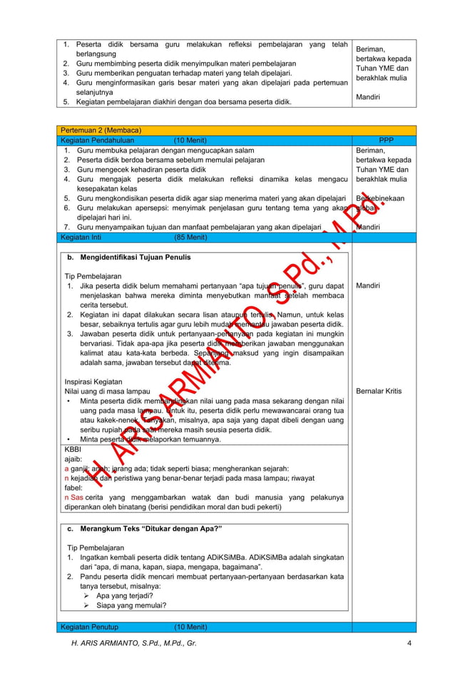 MODUL AJAR BAHASA INDONESIA KELAS 4 CP 032 KURIKULUM MERDEKA.pdf
