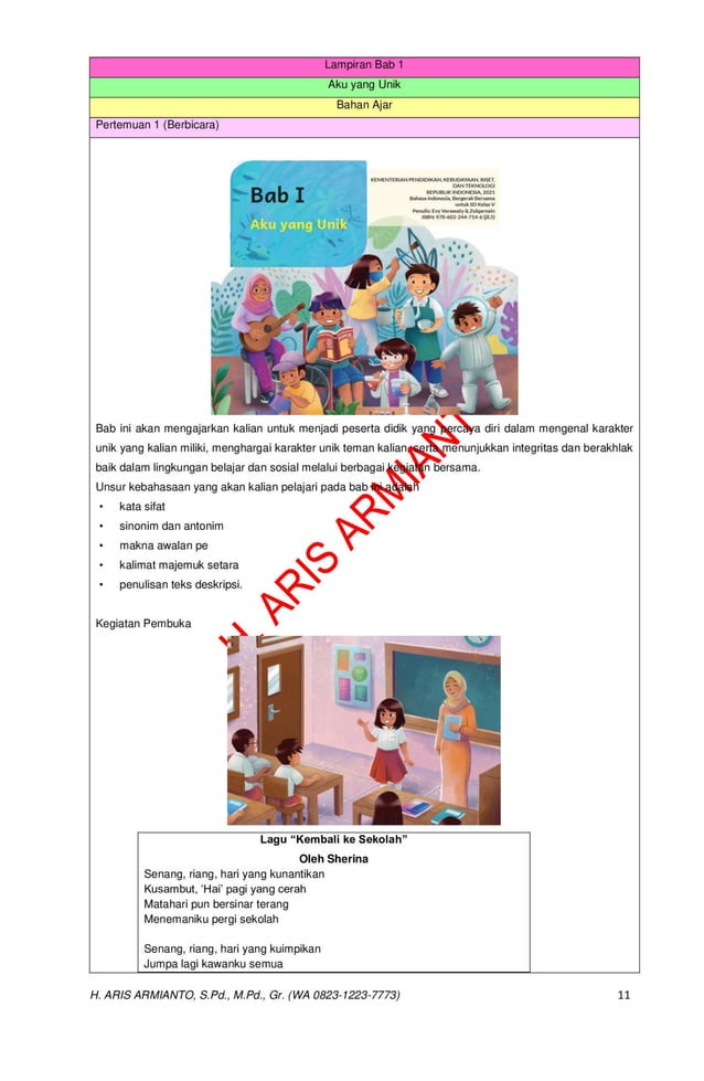 MODUL PEMBELAJARAN DEEP LEARNING BAHASA INDONESIA KELAS 5 CP 032 REVISI 2025 KURIKULUM MERDEKA ...