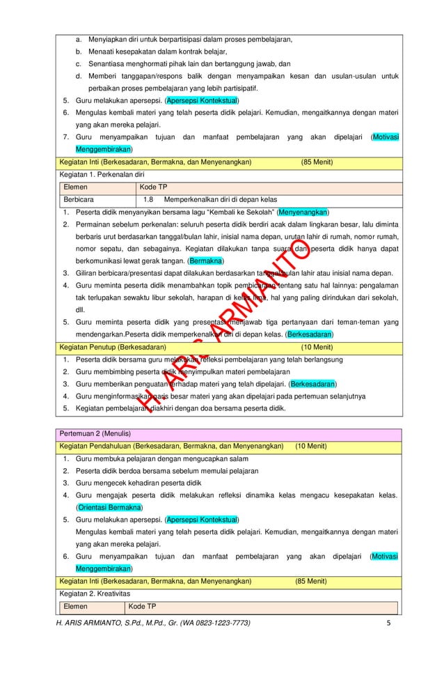 MODUL PEMBELAJARAN DEEP LEARNING BAHASA INDONESIA KELAS 5 CP 032 REVISI 2025 KURIKULUM MERDEKA ...