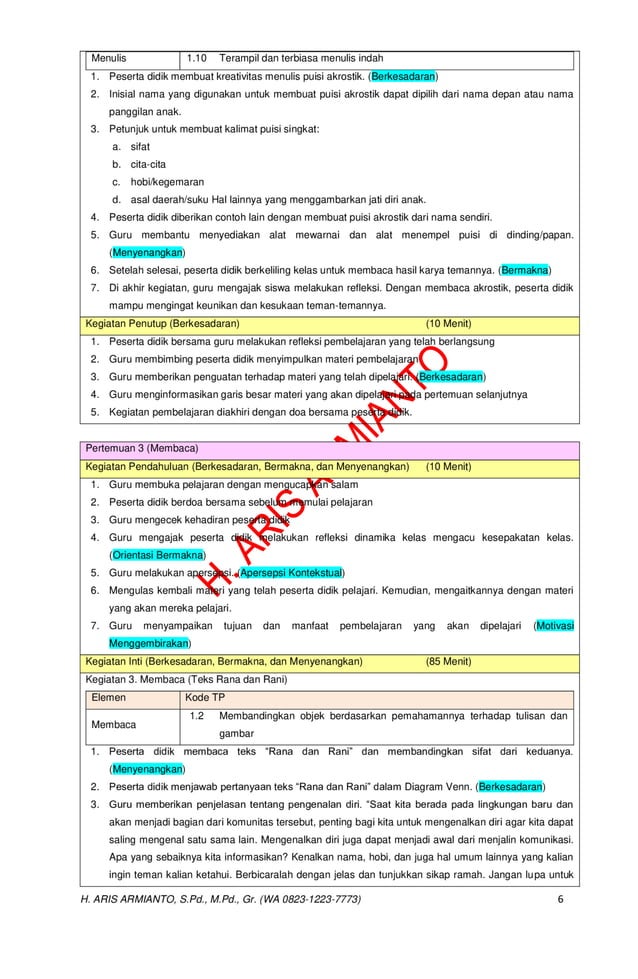 MODUL PEMBELAJARAN DEEP LEARNING BAHASA INDONESIA KELAS 5 CP 032 REVISI 2025 KURIKULUM MERDEKA ...