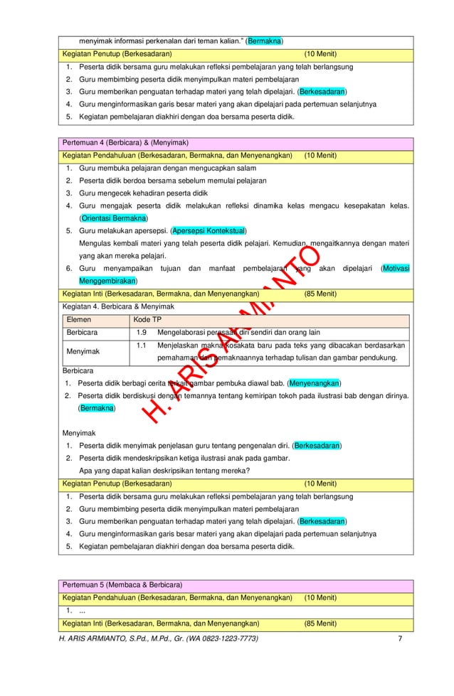 MODUL PEMBELAJARAN DEEP LEARNING BAHASA INDONESIA KELAS 5 CP 032 REVISI 2025 KURIKULUM MERDEKA ...