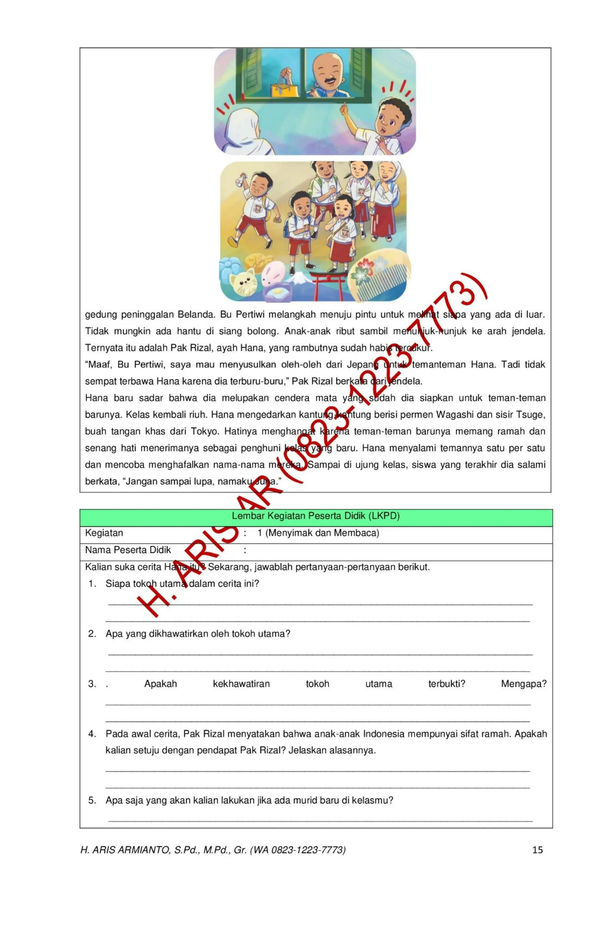 MODUL AJAR DEEP LEARNING BAHASA INDONESIA KELAS 6 CP 032 REVISI 2025 ...