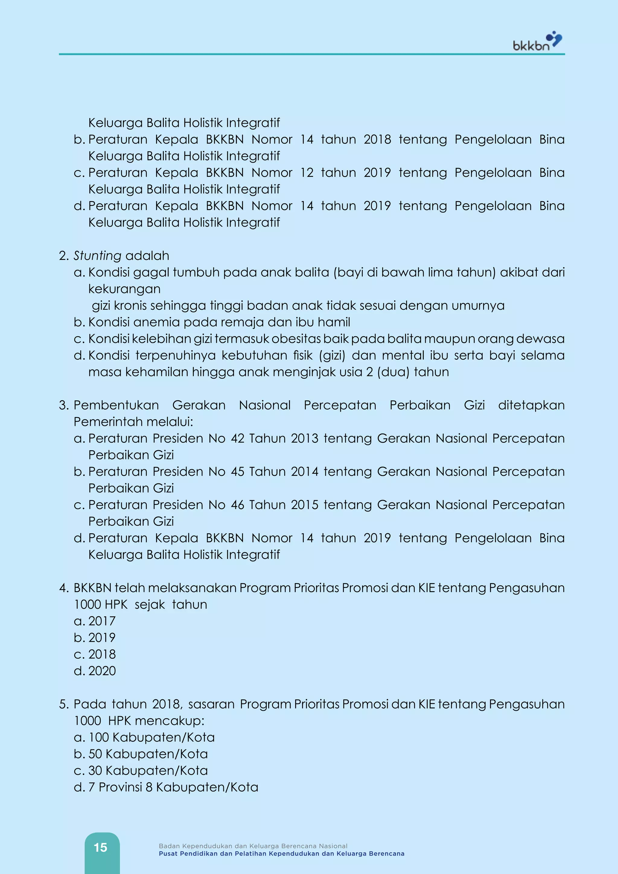 Modul bkb hi kebijakan dan strategi bkkbn_rev4 | PDF