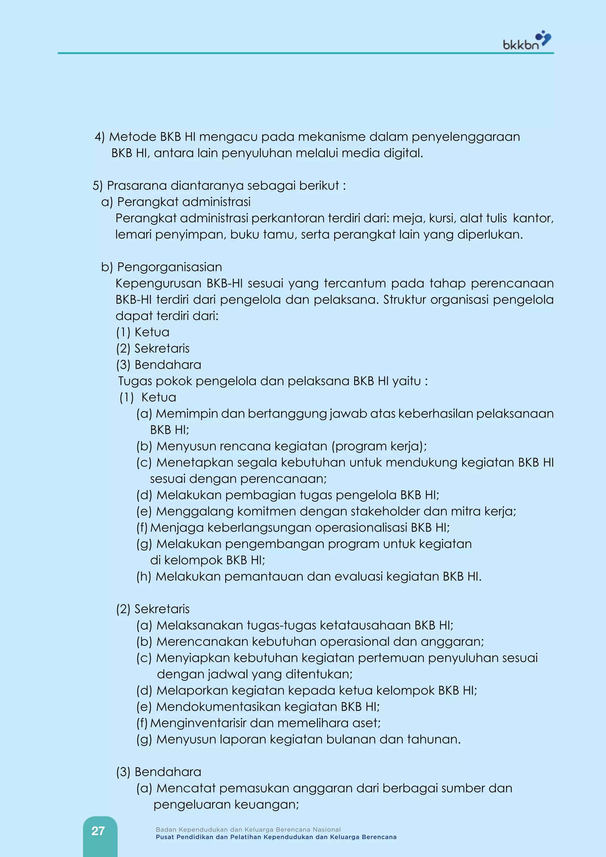 Modul bkb hi kebijakan dan strategi bkkbn_rev4 | PDF