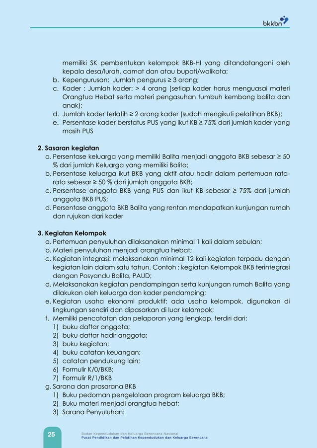 Modul bkb hi kebijakan dan strategi bkkbn_rev4 | PDF