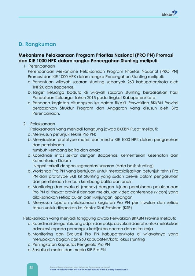 Modul bkb hi kebijakan dan strategi bkkbn_rev4 | PDF