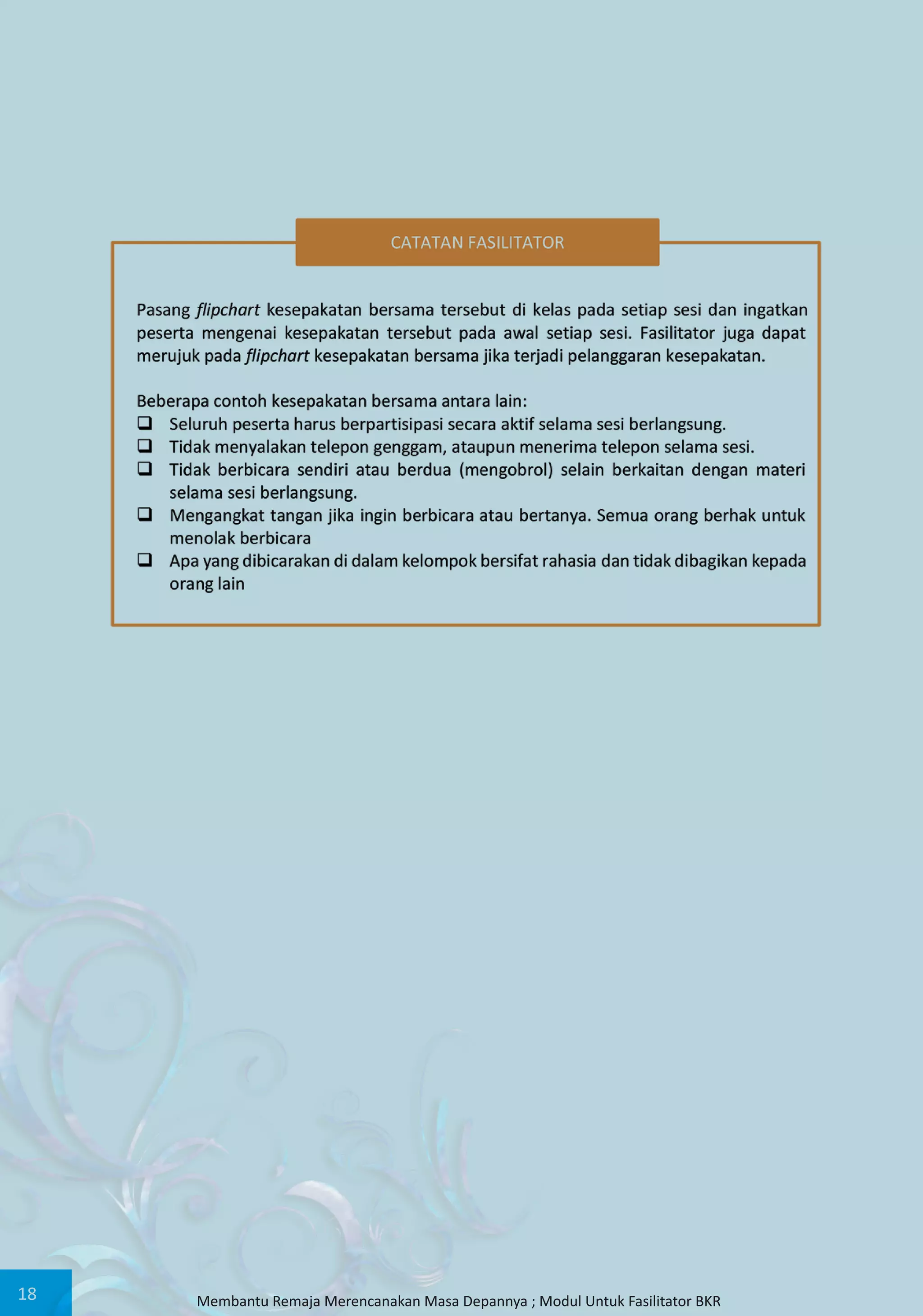Modul Bina Keluarga Remaja (BKR) BKKBN Program Prioritas Nasional (Pro PN) 2019 | PDF