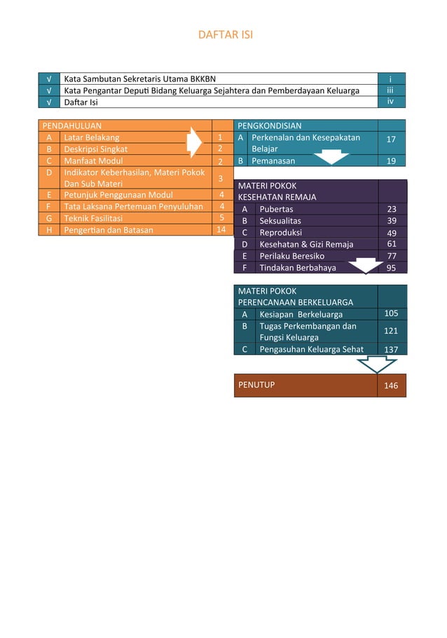Modul Bina Keluarga Remaja (BKR) BKKBN Program Prioritas Nasional (Pro PN) 2019 | PDF