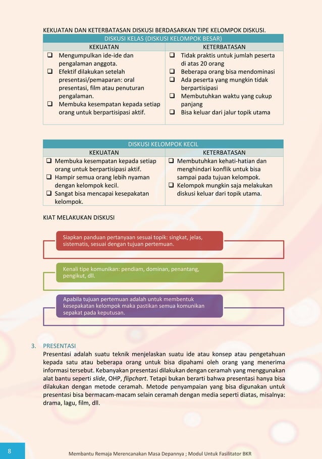 Modul Bina Keluarga Remaja (BKR) BKKBN Program Prioritas Nasional (Pro PN) 2019 | PDF
