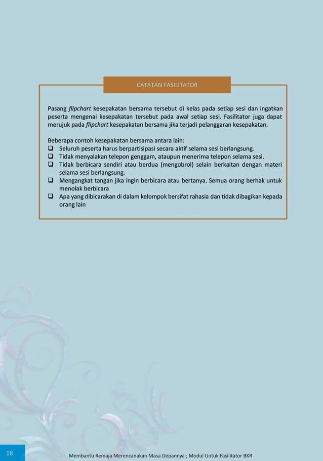Modul Bina Keluarga Remaja (BKR) BKKBN Program Prioritas Nasional (Pro PN) 2019 | PDF