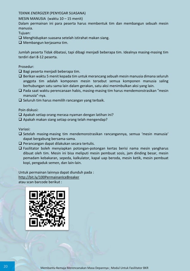 Modul Bina Keluarga Remaja (BKR) BKKBN Program Prioritas Nasional (Pro PN) 2019 | PDF