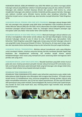 Modul Bina Keluarga Remaja (BKR) BKKBN Program Prioritas Nasional (Pro PN) 2019 | PDF