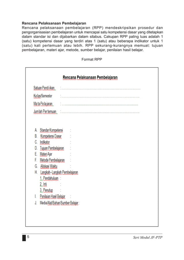 Modul buku penyusunan gbpp | PDF
