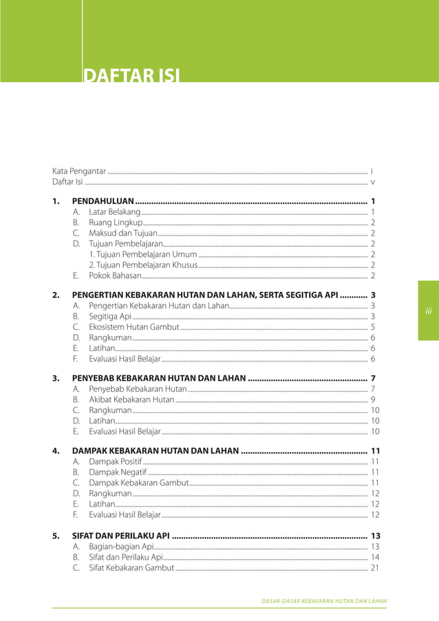 Modul Pelatihan Pengendalian Kebakaran Hutan dan Lahan Berbasis ... Modul Pelatihan Pengendalian Kebakaran Hutan dan Lahan Berbasis ...