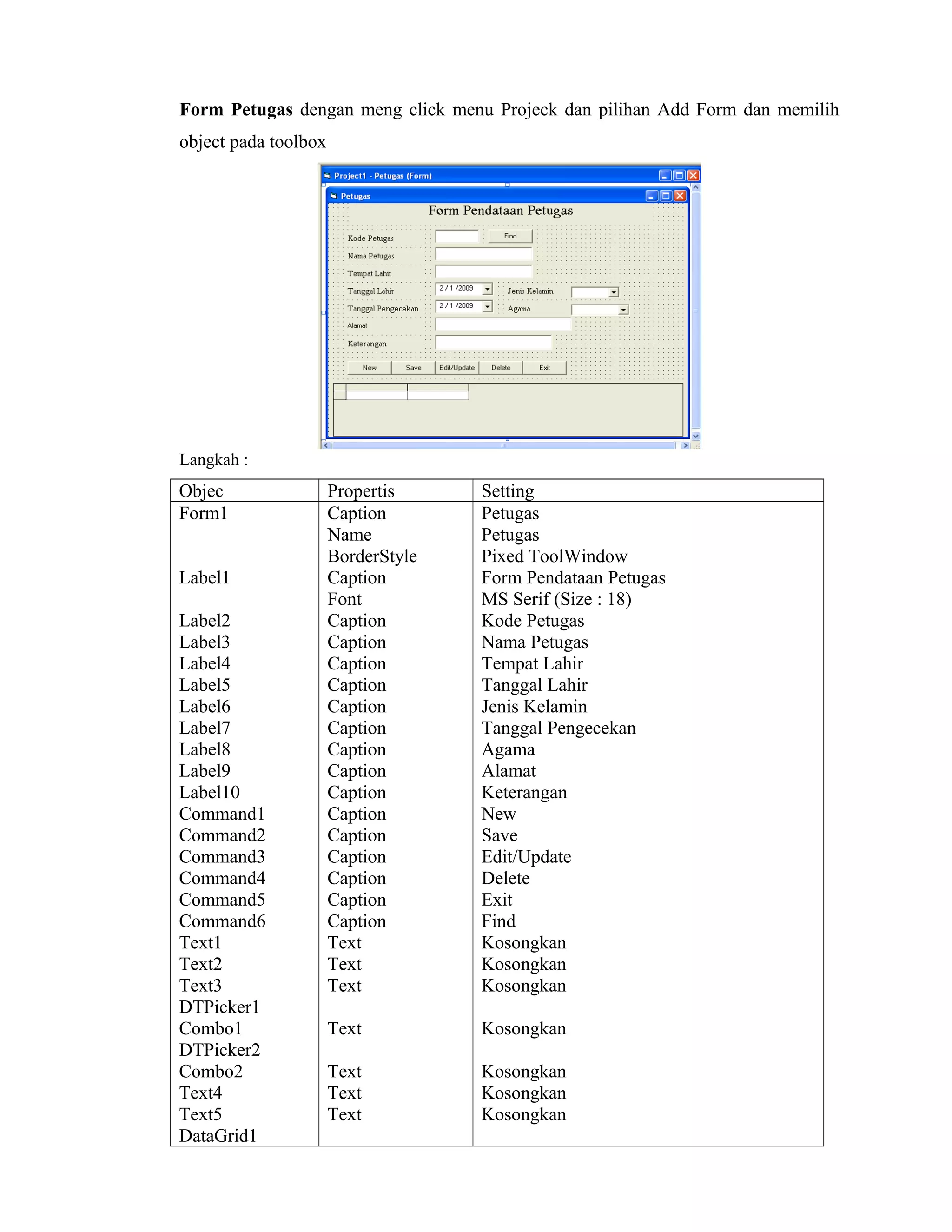 Modul cepat belajar program vb | DOC