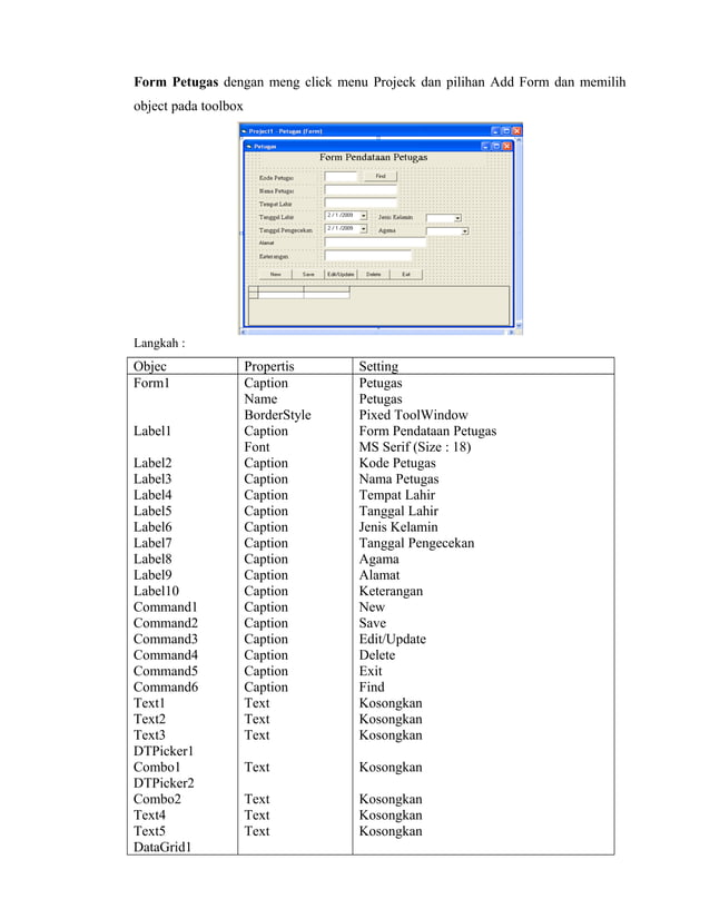 Modul cepat belajar program vb | DOC