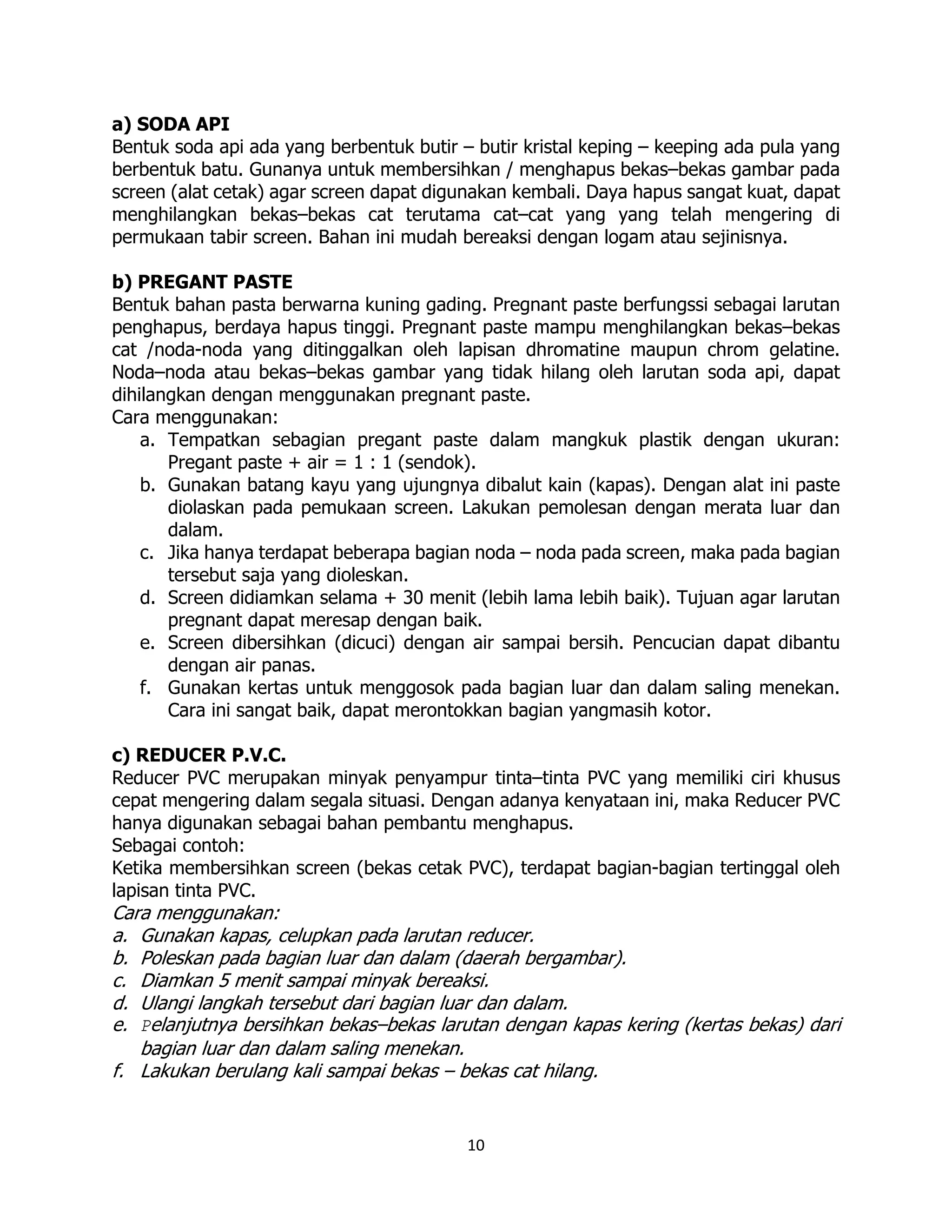 Modul cetak sablon | PDF