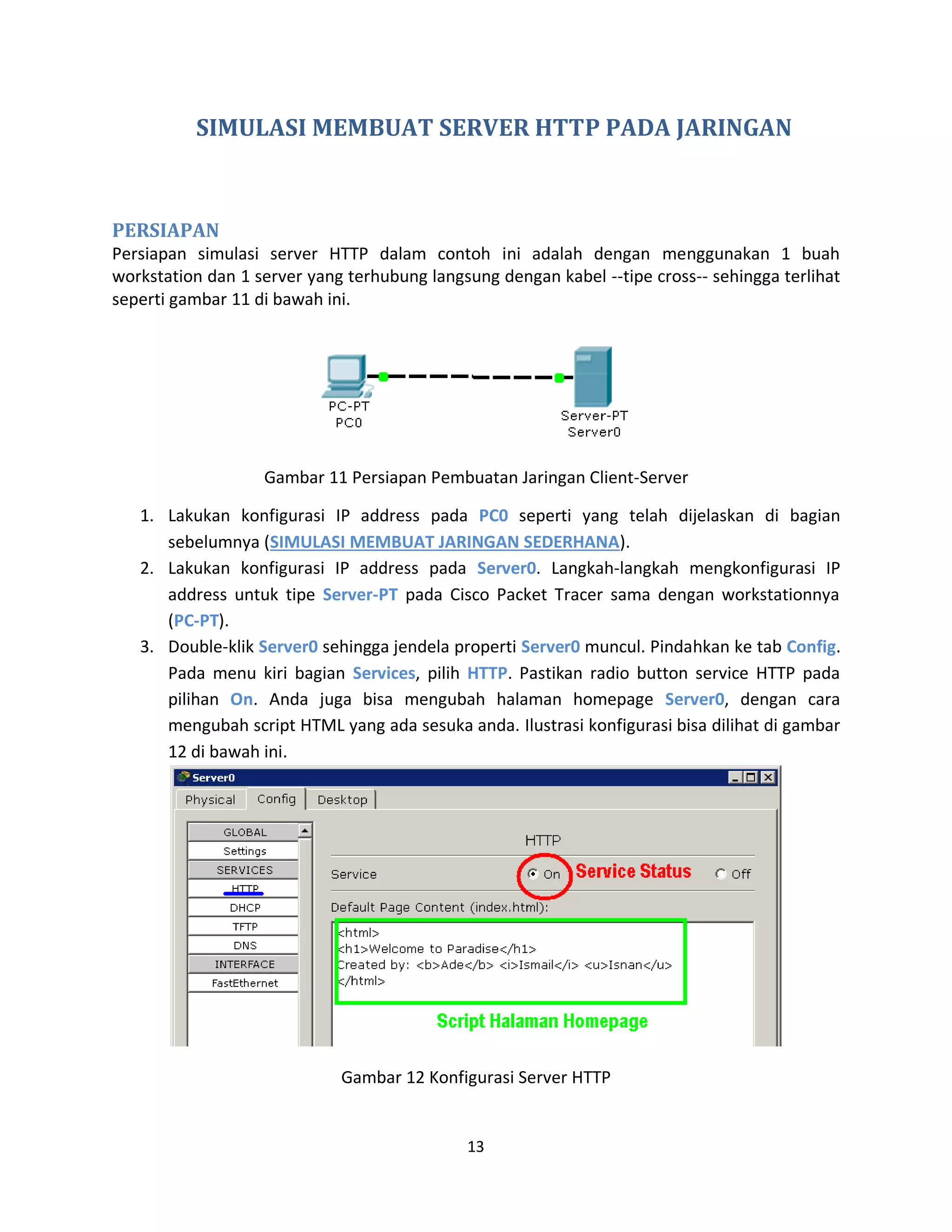 Modul Cisco Packet Tracer | PDF