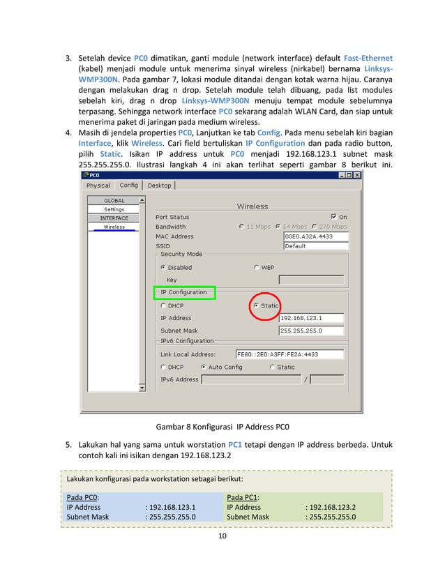 Modul Cisco Packet Tracer | PDF