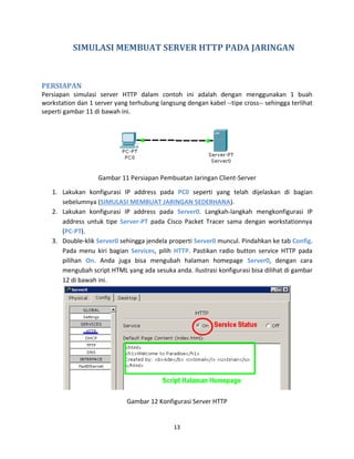 Modul Cisco Packet Tracer | PDF