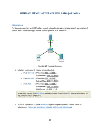 Modul Cisco Packet Tracer | PDF