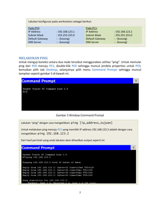 Modul Cisco Packet Tracer | PDF