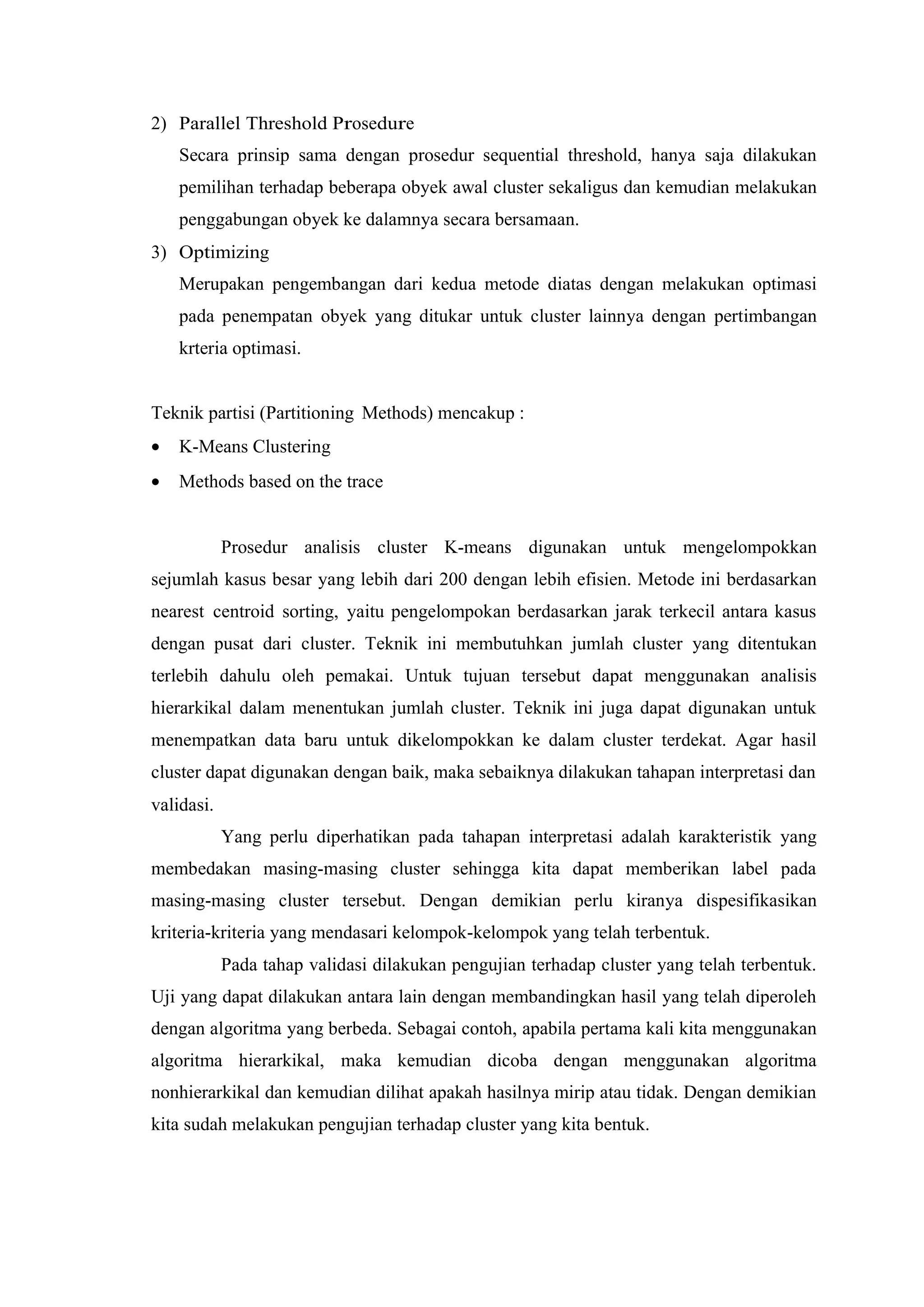 Modul clustering data mining modul clustering | PDF