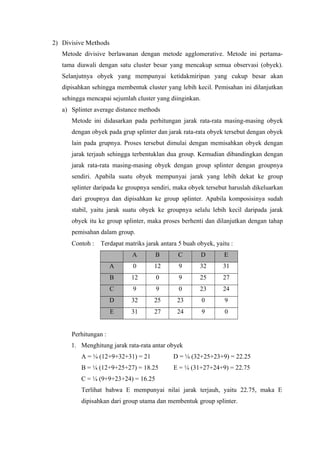 Modul clustering data mining modul clustering | DOC