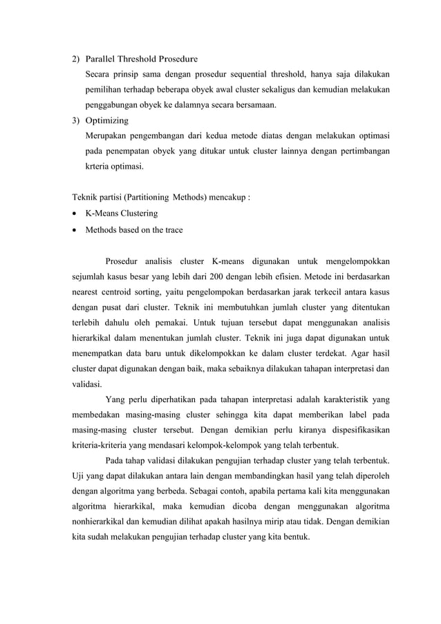 Modul clustering data mining modul clustering | PDF Modul clustering data mining modul clustering | PDF