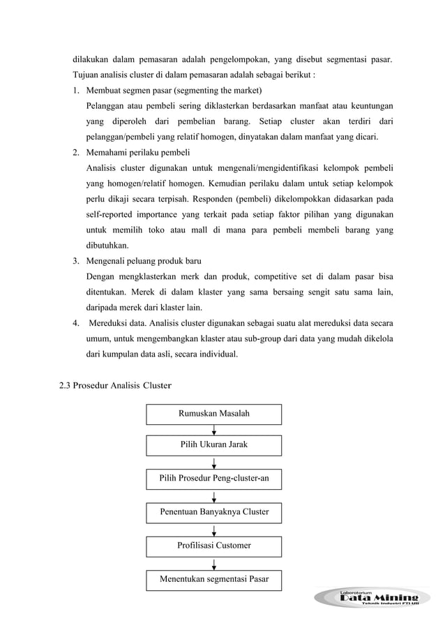 Modul clustering data mining modul clustering | DOC