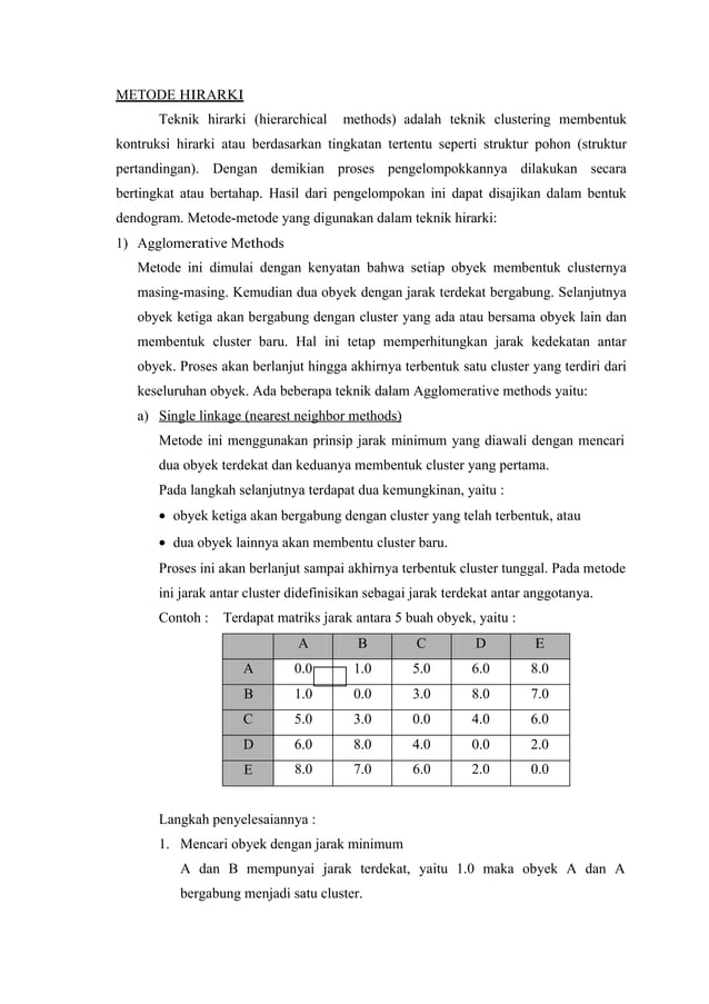 Modul clustering data mining modul clustering | DOC