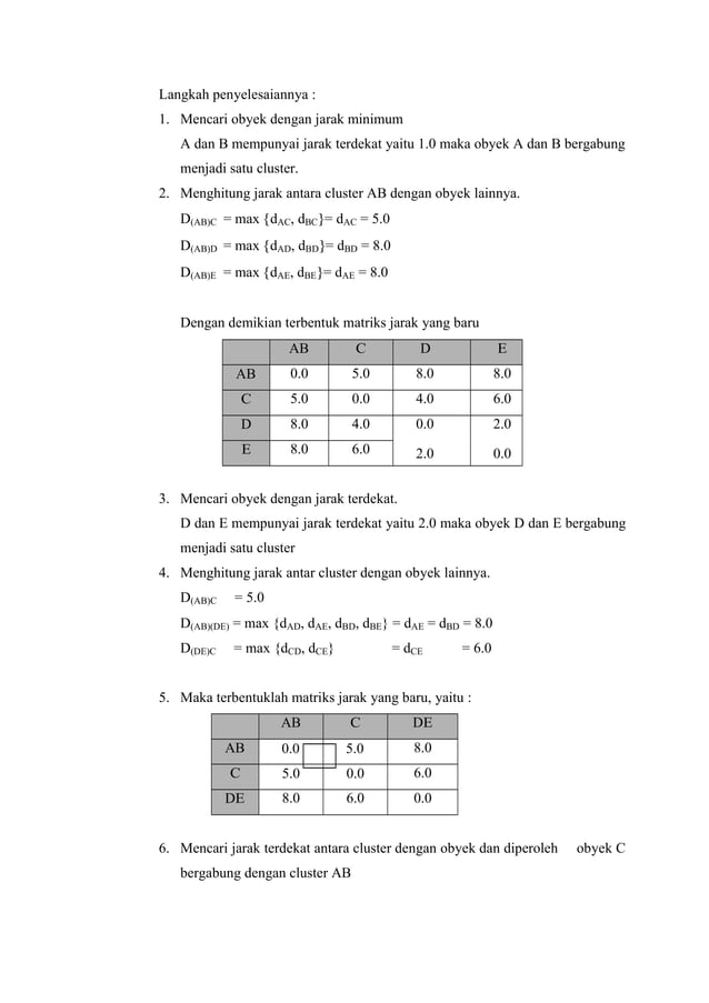 Modul Clustering Data Mining Modul Clustering Pdf 6643