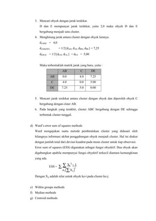 Modul clustering data mining modul clustering | DOC