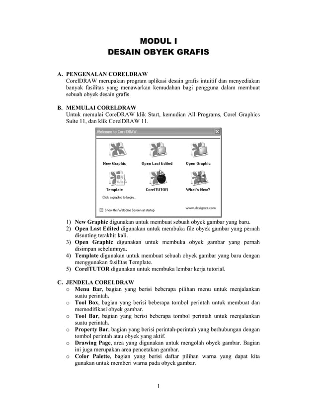 Modul coreldraw | PDF