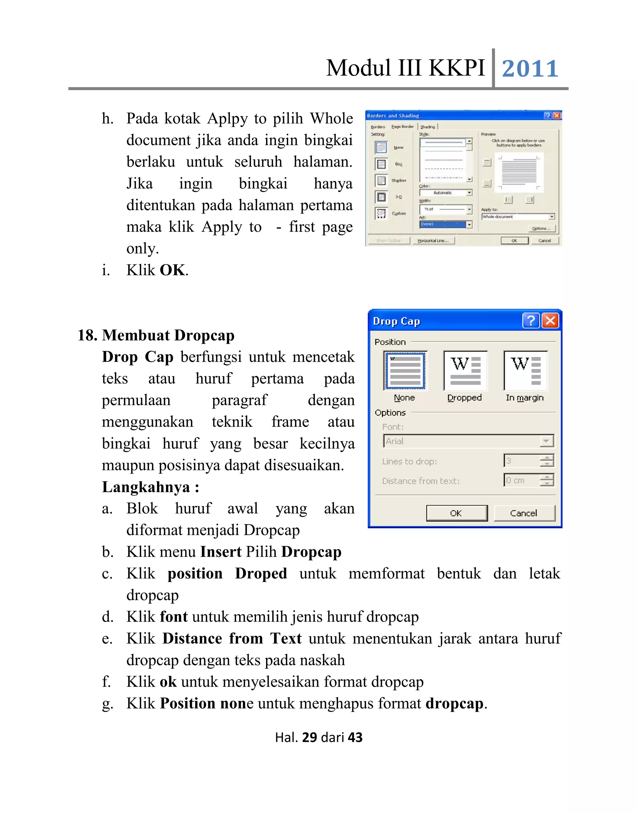 Modul Control Panel, Windows Explorer dan Ms. Word | PDF