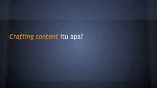 Modul Cara Membuat Crafting Content | PDF