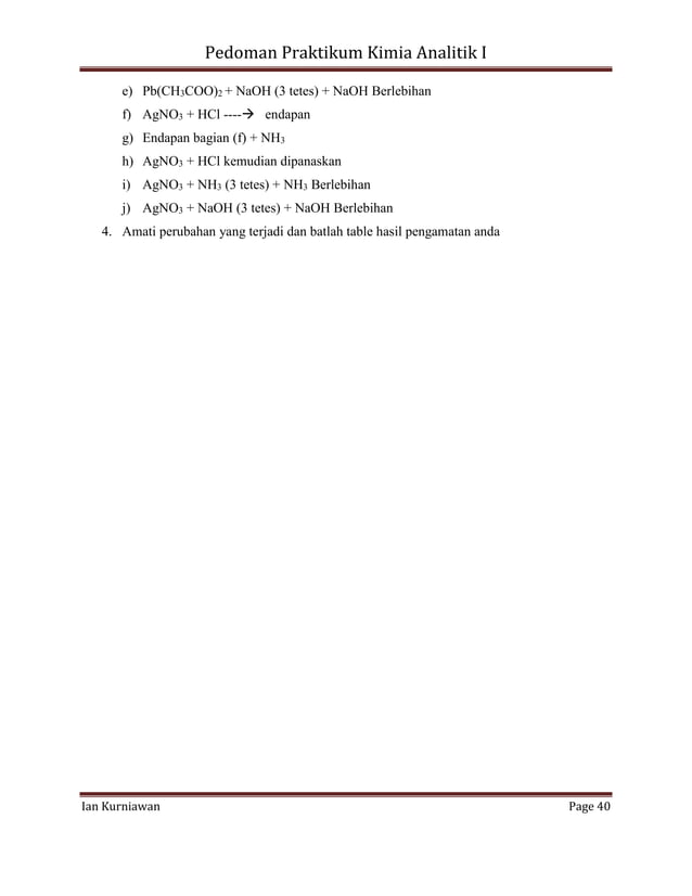 Modul dan panduan praktikum KIMAN 1 | PDF