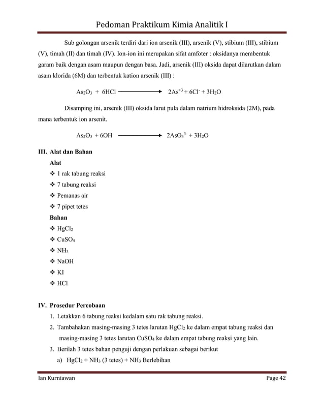 Modul dan panduan praktikum KIMAN 1 | PDF