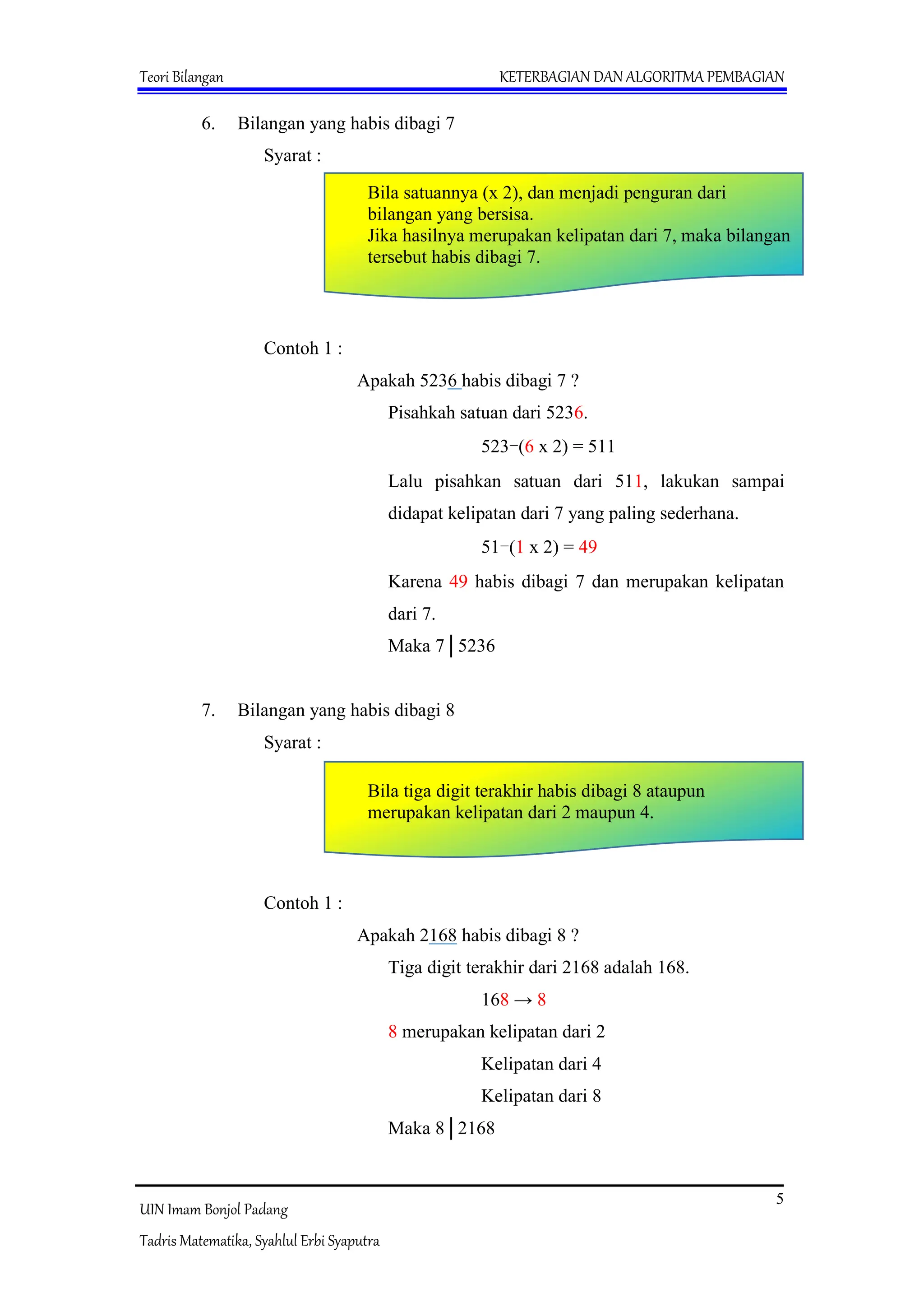 Modul dan Resume Keterbagian dan Algoritma Pembagian.pdf