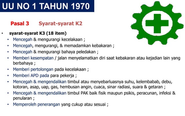 Modul Dasar K3 Umum penerapan keselamata kerja | PPT