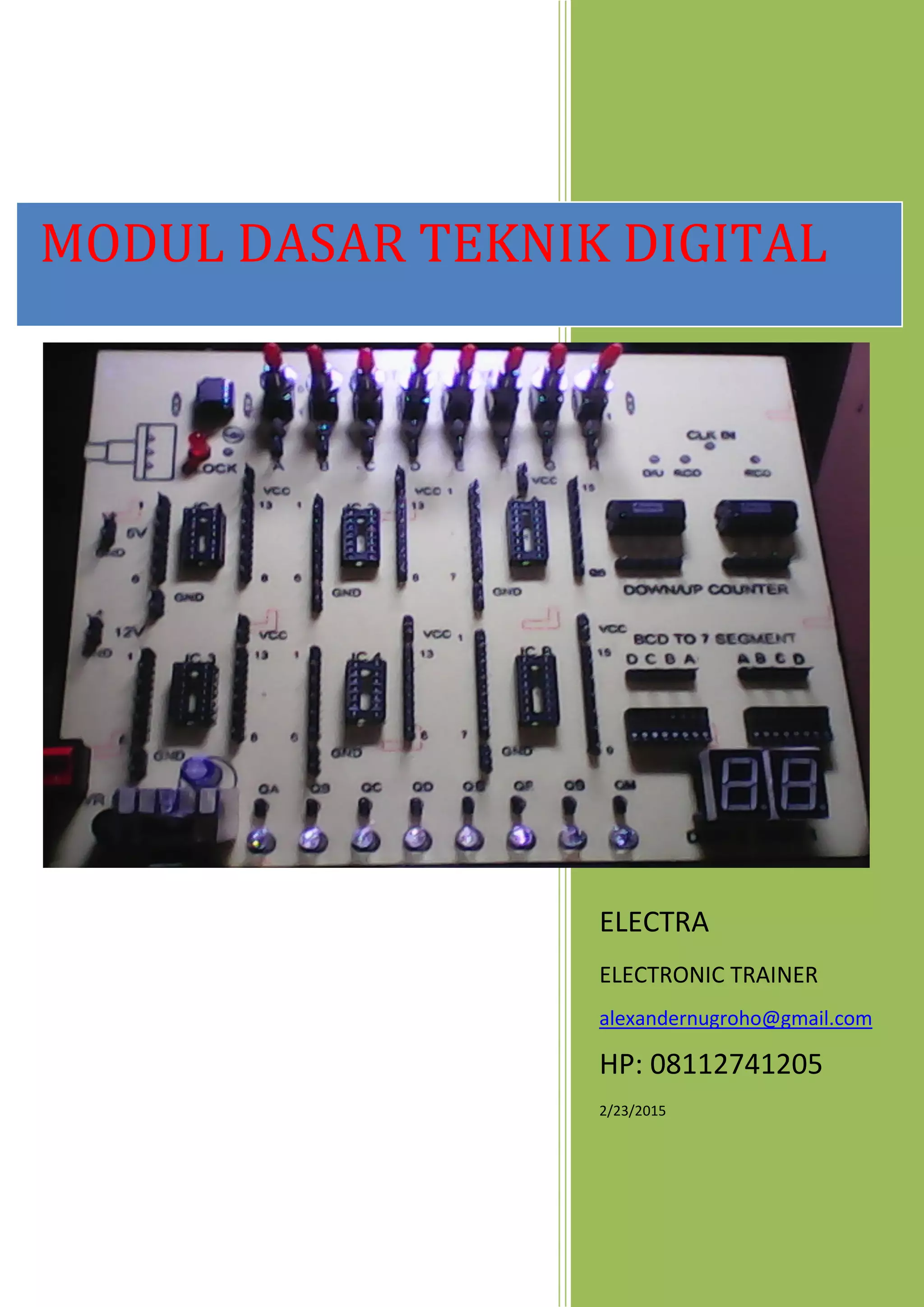 Modul dasar teknik digital 1 | PDF