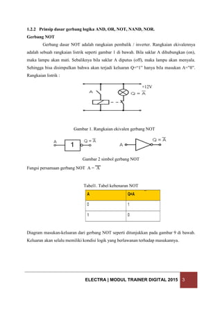 Modul dasar teknik digital 1 | PDF