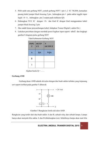 Modul dasar teknik digital 1 | PDF