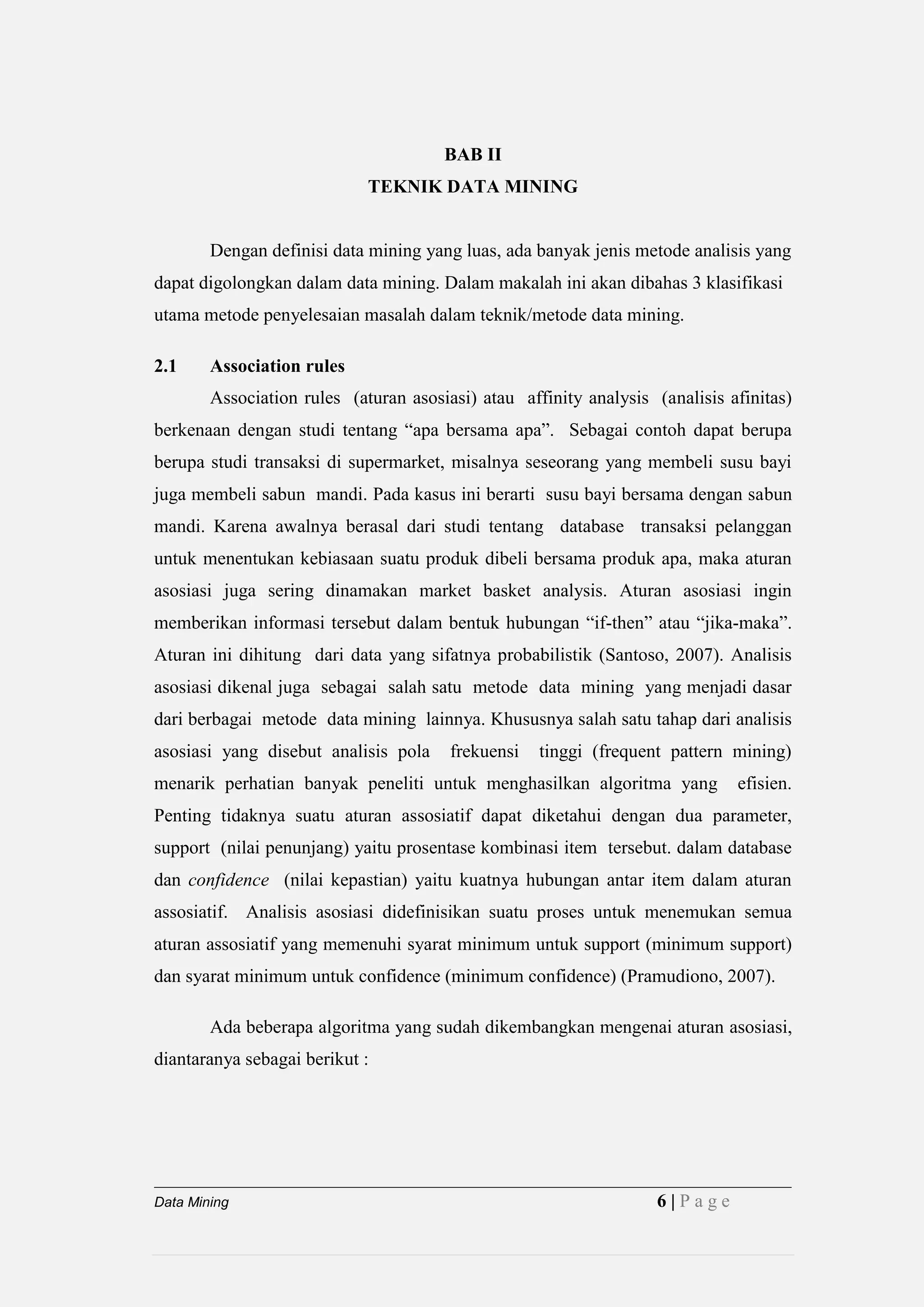 MODUL DATA MINING | PDF