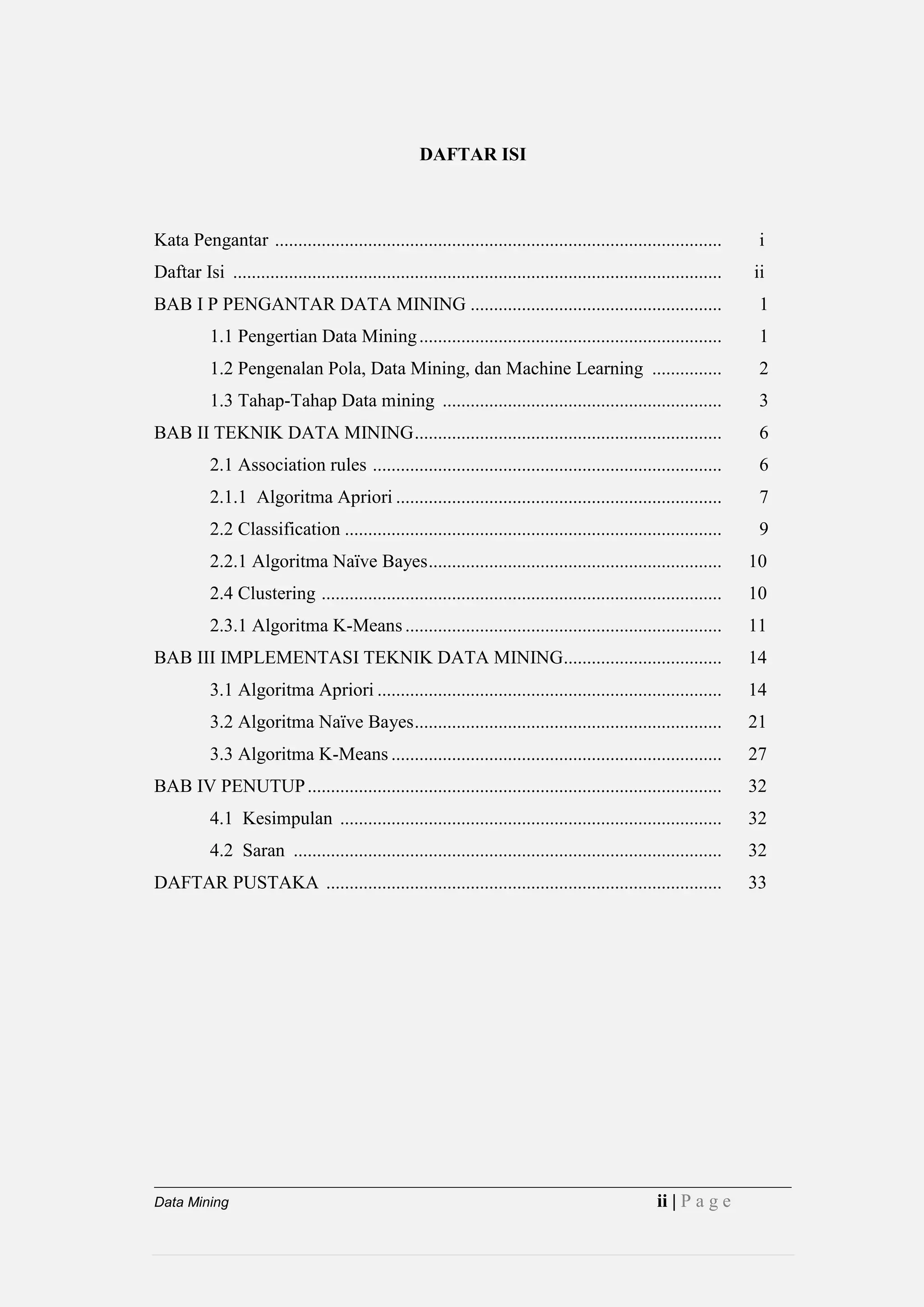 MODUL DATA MINING | PDF