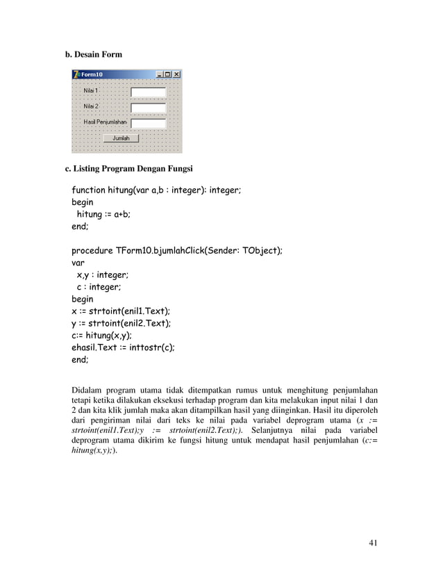 Modul delphi 7 | PDF