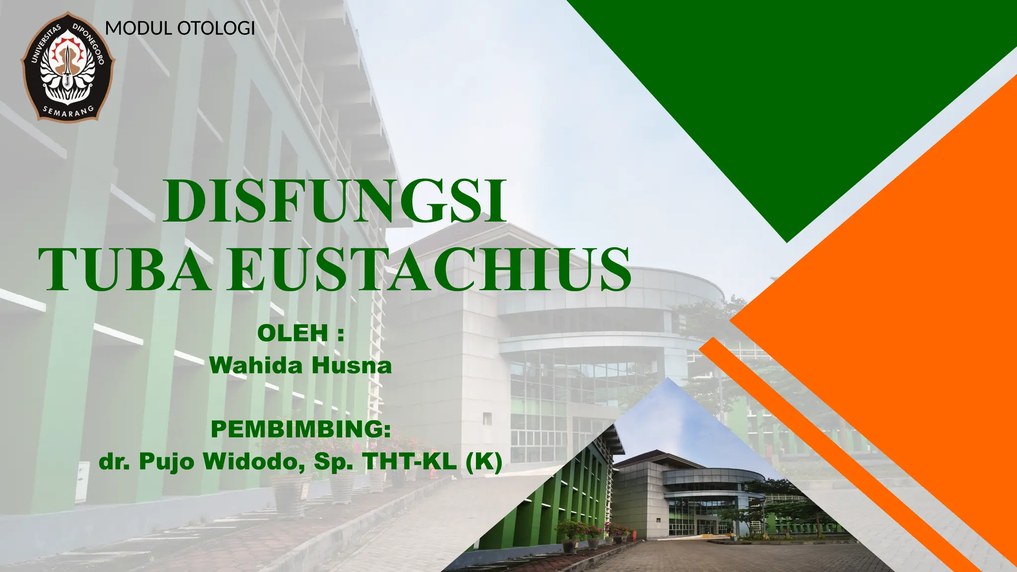Disfungsi Tuba Eustachius serta tatalaksana | PPTX