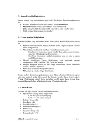 Modul diskriminan | PDF
